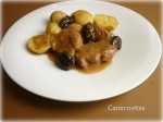 Solomillos al jerez con ciruelas - Recetariocanecositas