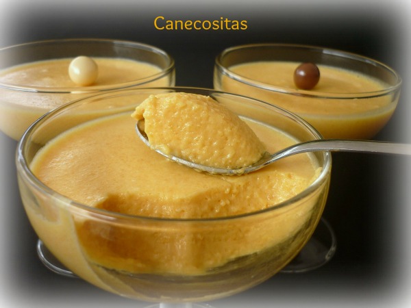 Mousse de melocotón expres con thermomix